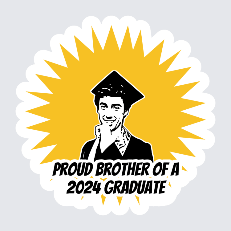 Custom Grad Congrats Face Stickers | Face Stickers (Round) | Rileyprint
