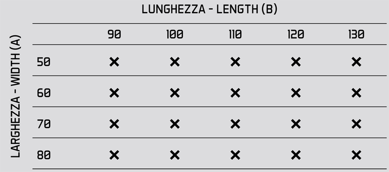 Schema tecnico dimensioni - Rintal