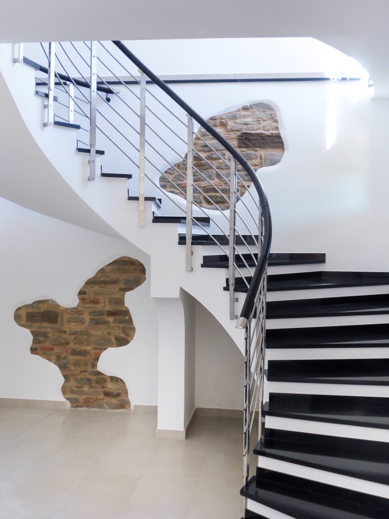 Ringhiera per scale interne installata ad Avellino - Rintal