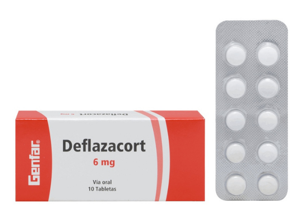 DEFLAZACORT 6 MG TAB X10