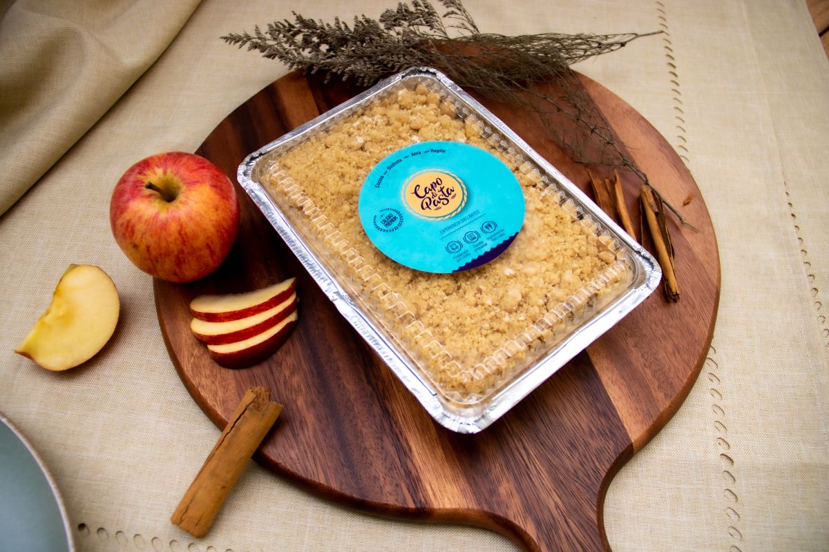 CROCANTE DE MANZANA 1kg - rinde 6 porciones