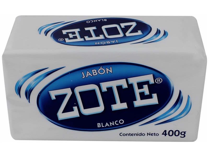 Jabon Zote Blanco Grande 400 Gr