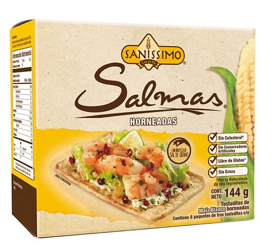 Tostadas Saníssimo Salmas de Maíz 144 g