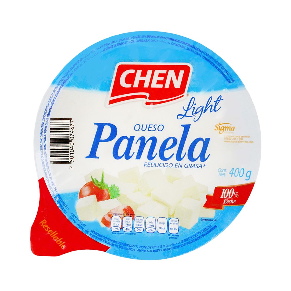 Queso Panela Chen Light Paquete 400 g