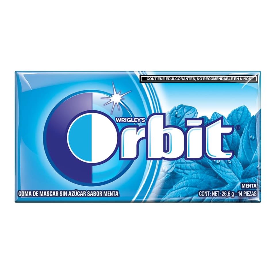 Chicles Orbit 14S Menta