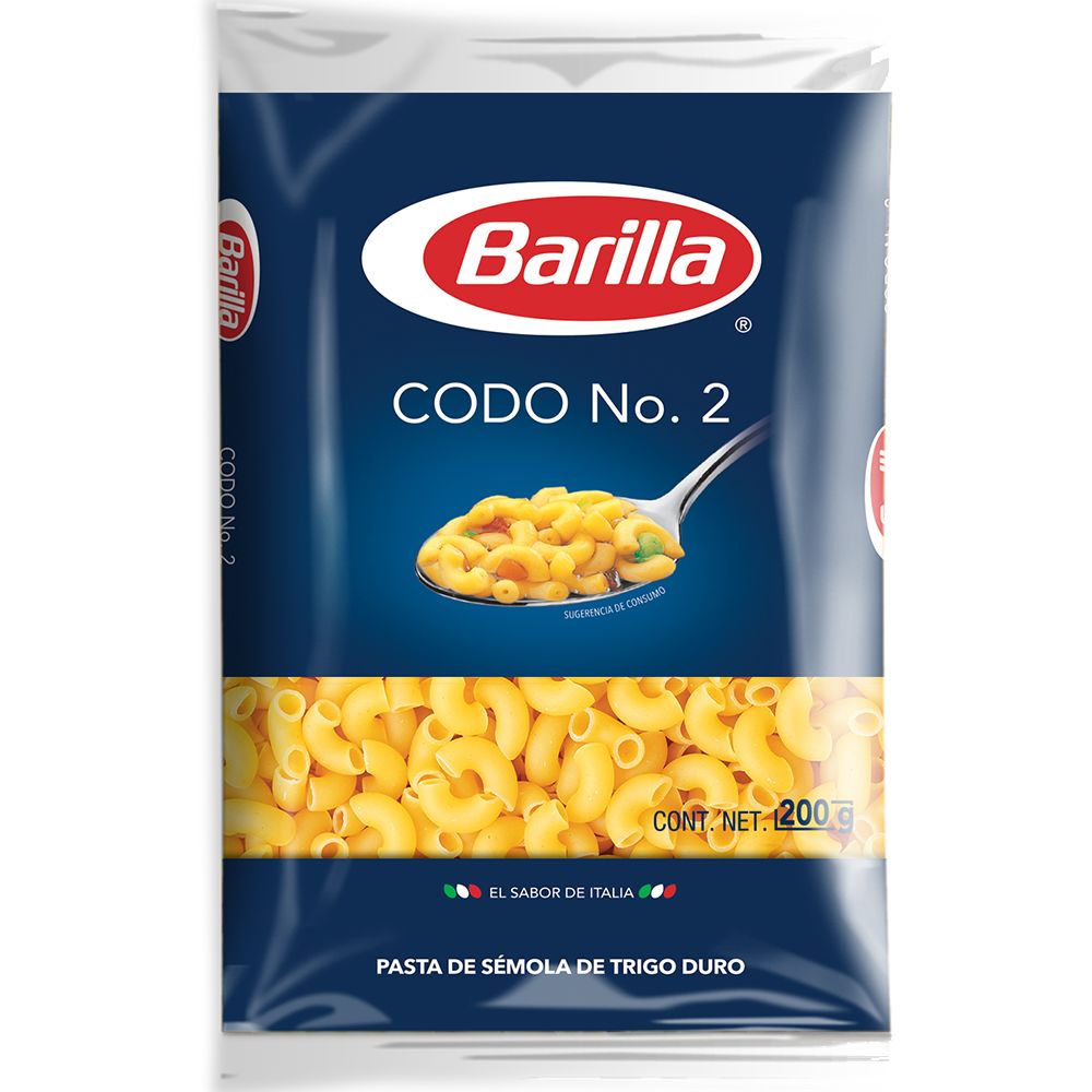Pasta Barilla Sopa de Codo No.2 200 g