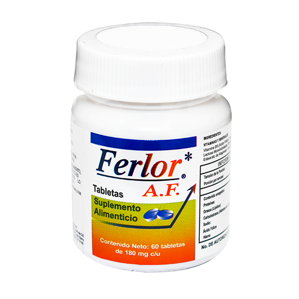 FERLOR A.F. c/60 TABS. 180 MG. (DF) Sumatriptán 100mg.