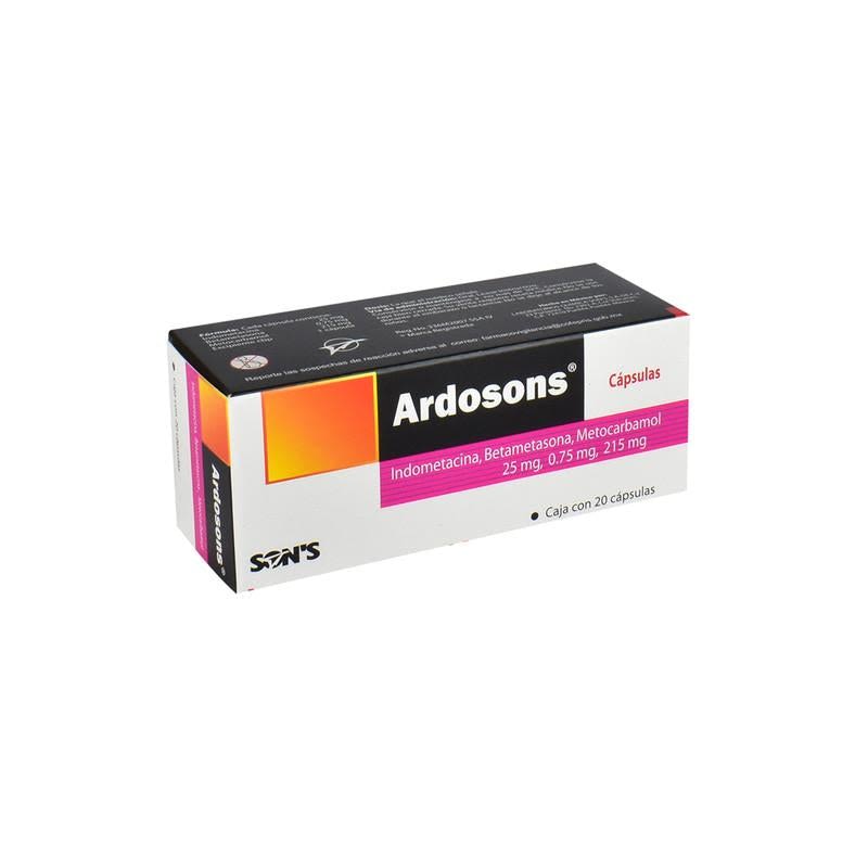 ARDOSONS c/20 CAPS. 25/0.75/215 MG. (DF) Sulfadiazina de plata (Crema ...