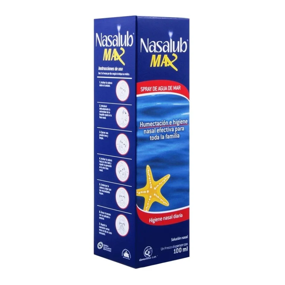 NASALUB MAX AGUA DE MAR Sol. Nasal Spray Fco. 100 ML. (DF) Telmisartán ...