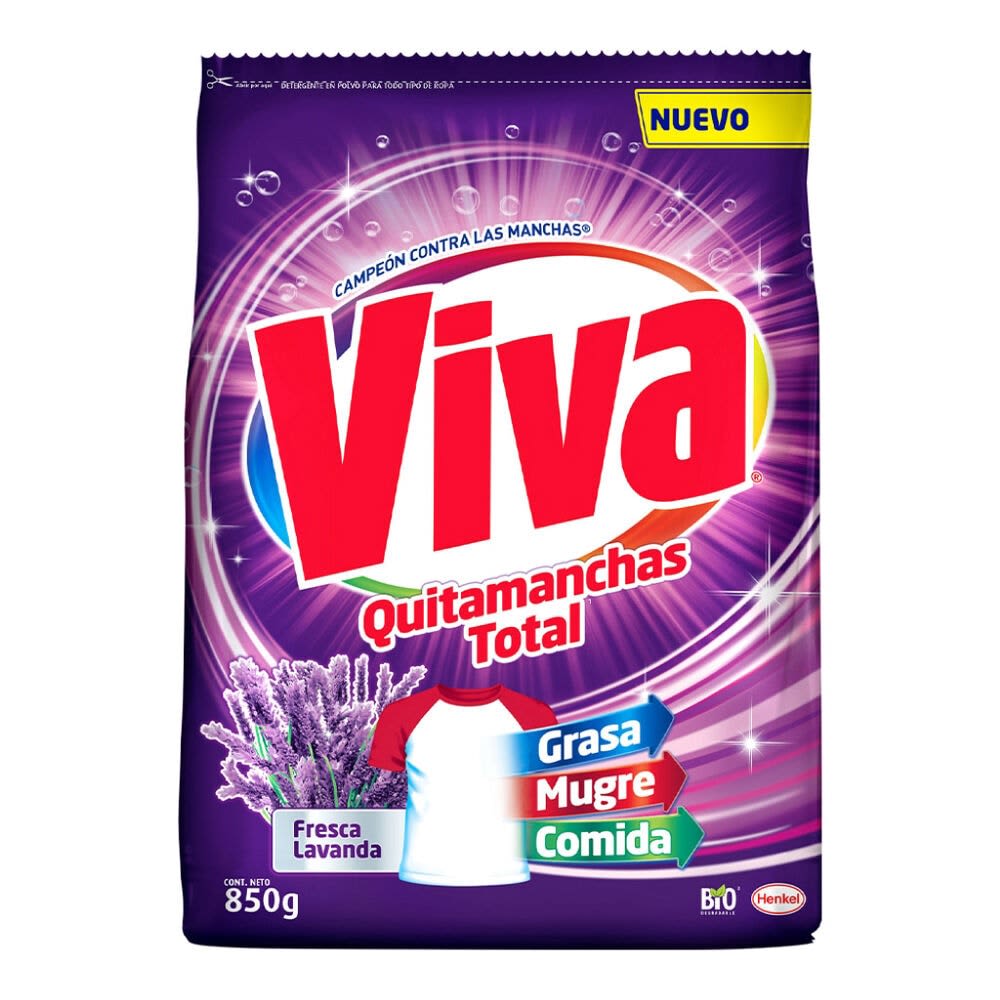 Detergente Viva Lavanda 850 Gr