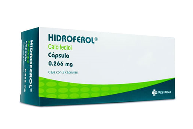 HIDROFEROL 0.266MG - CAP 3. Calcifediol