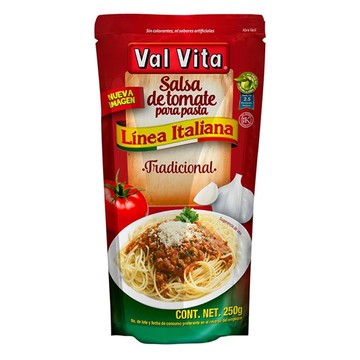 Salsa Para Pasta Valvita Tradicional 250 G