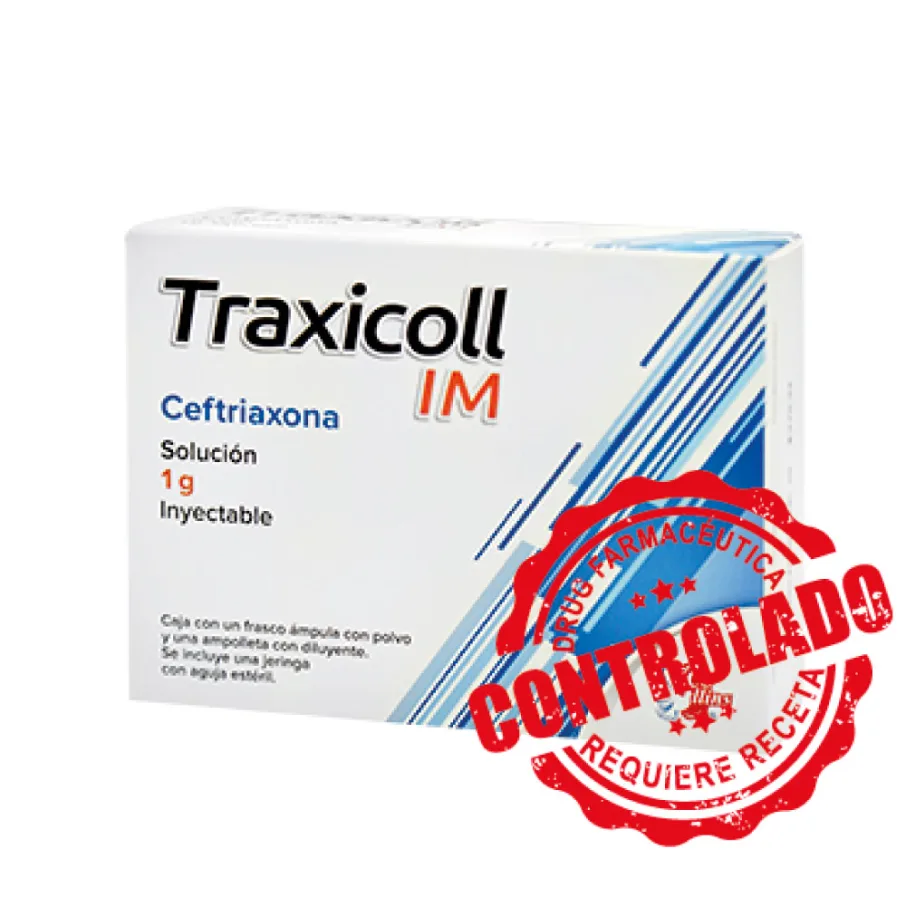TRAXICOLL I.M. Sol. Iny. c/1 FCO. AMP. 1 G/3.5 ML. y Jeringa. RX ...