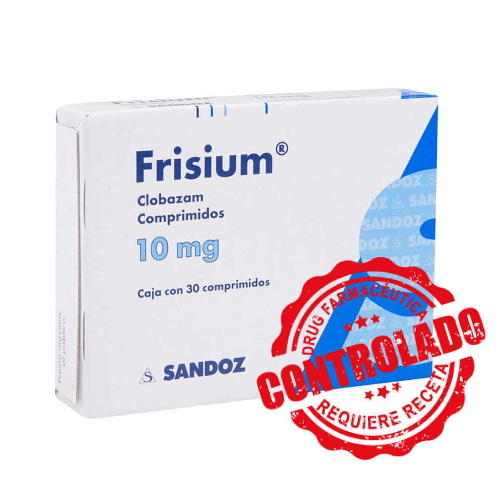 FRISIUM 10 MG 30 COMPRIMIDOS. RX. Clobazam (ND)
