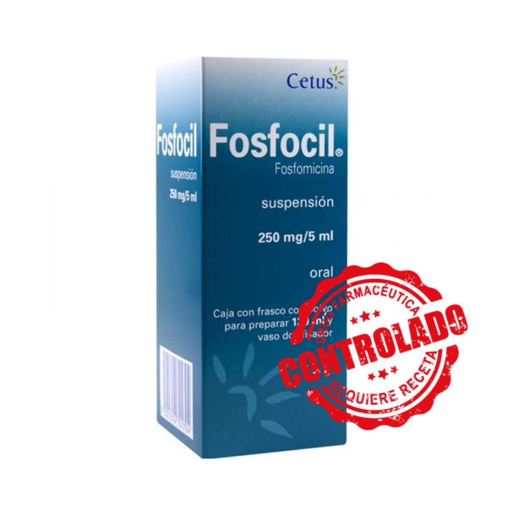 FOSFOCIL 250 MG SUSPENSIÓN 120 ML RX. Fosfomicina (ND) FOSFOCIL 250 MG SUSPENSIÓN 120 ML RX. Fosfomicina (ND)