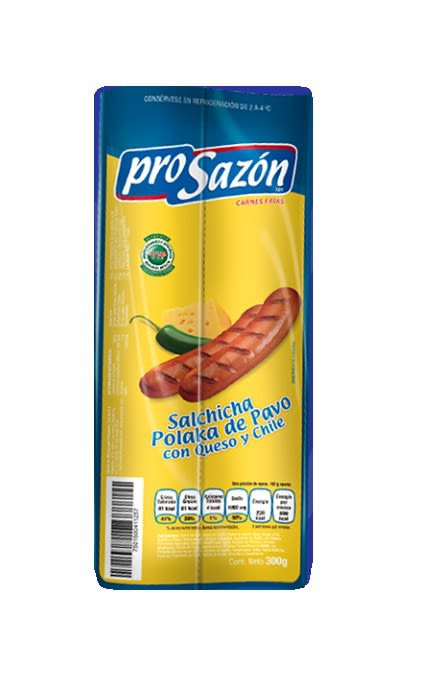 Salchicha Polaka Natural Prosazon 300Gr