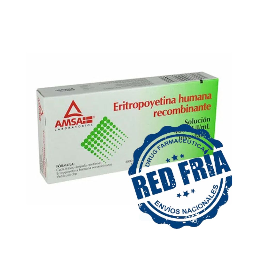 ERITROPOYETINA HNA. RECBNTE. (Amsa) Sol. Iny. c/6 FCO. AMP. 2000 UI/1 ...