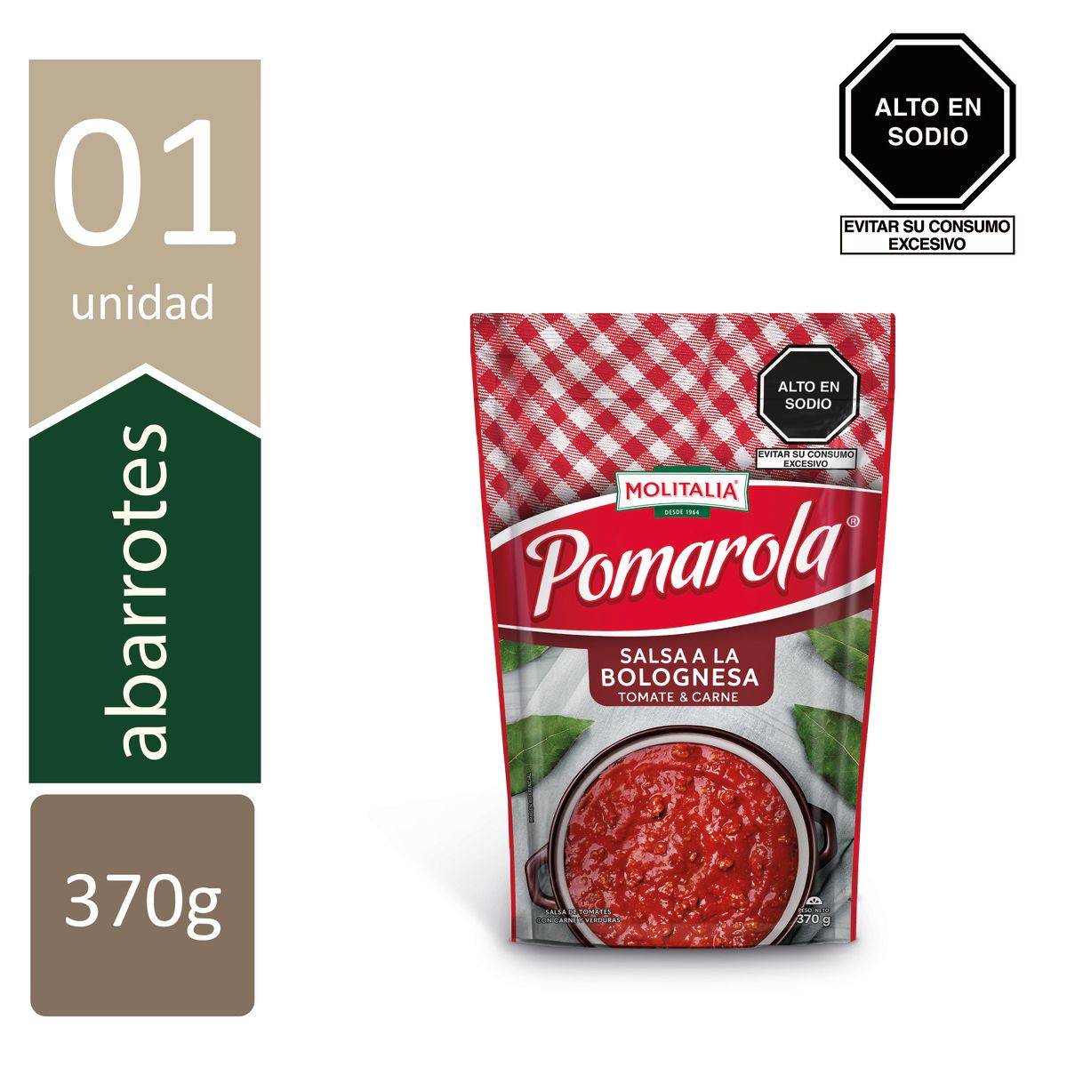POMAROLA SALSA A LA BOLOGNESA 390 G