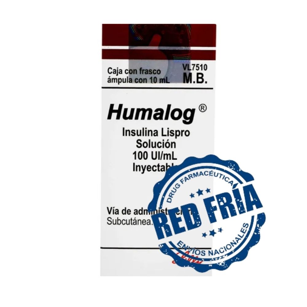 HUMALOG 100 UI FRASCO AMP 10 ML. Insulina Lispro (ND)