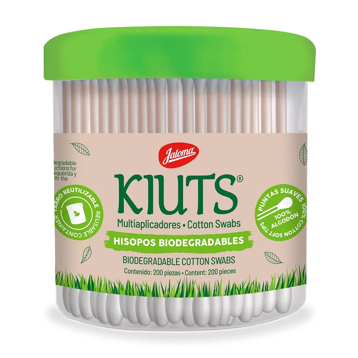 Hisopos Kiuts Tarro C/200 Pzas