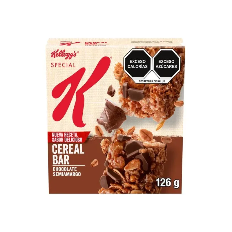 Barras Special K Choco 126 Gr Kelloggs Aa, A, B