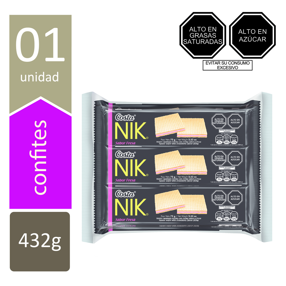 WAFER NIK FRESA 6x72 GR