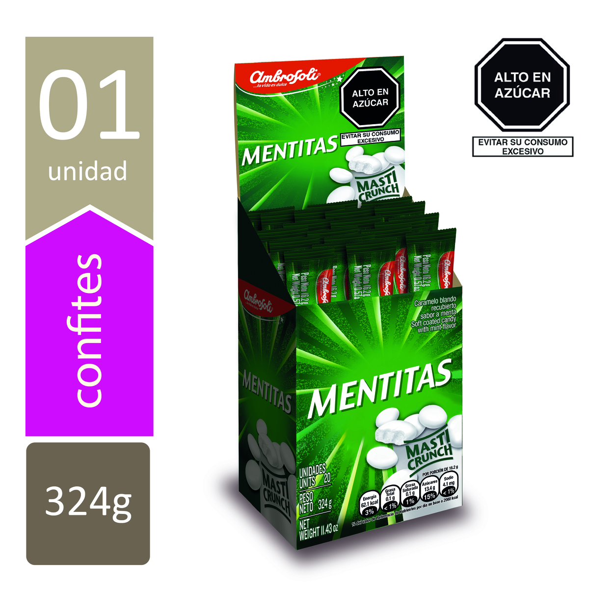 MENTITA MASTICRUNCH 24x13.5 GR