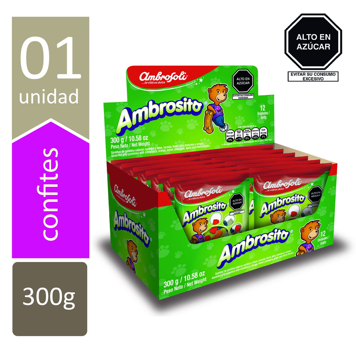 GOMAS AMBROSITO 12x25 GR