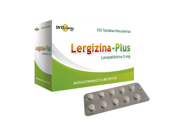 LERGIZINA-PLUS 5MG TABLETA RECUBIERTA X 100