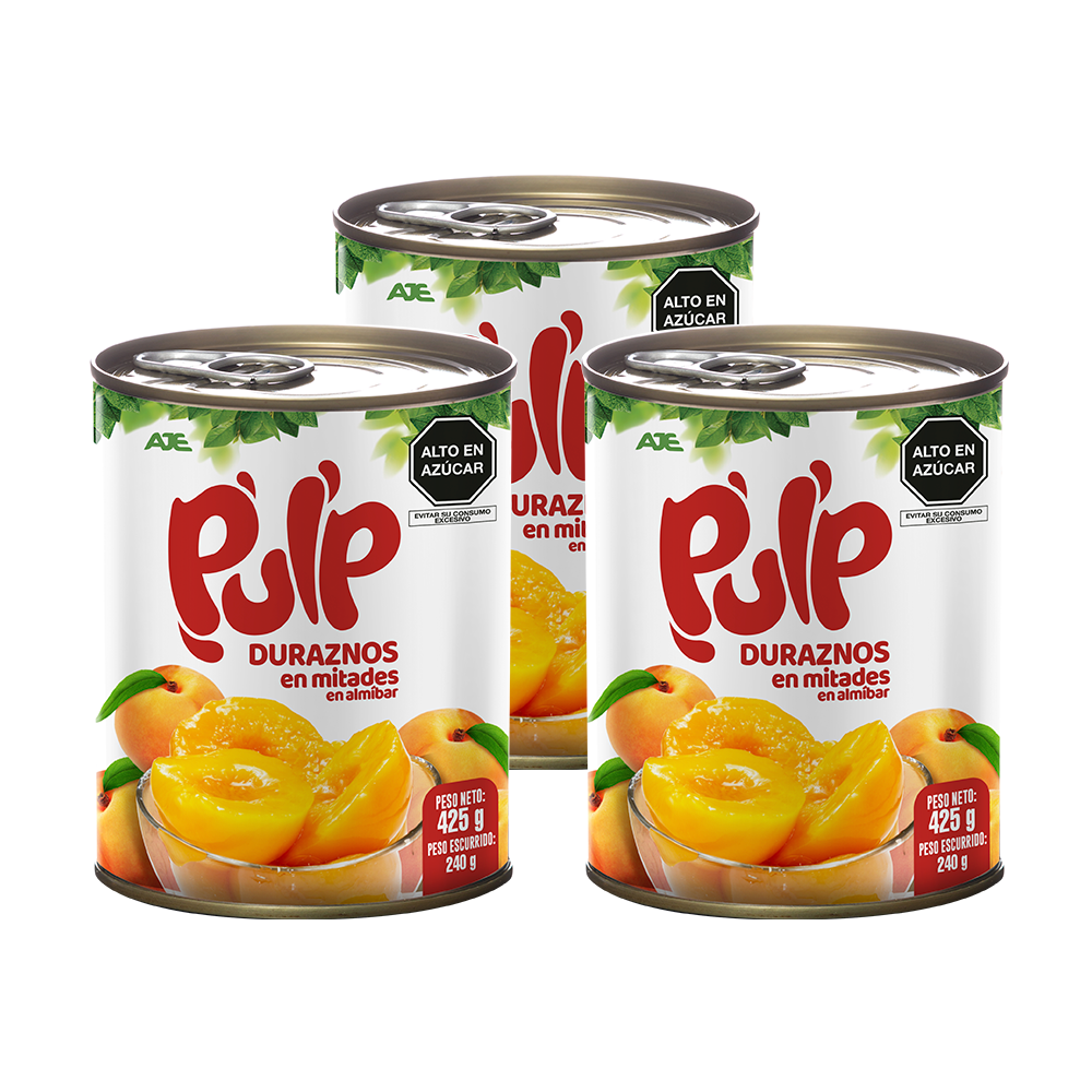 CONSERVA DE DURAZNO PULP LATA 425 GR