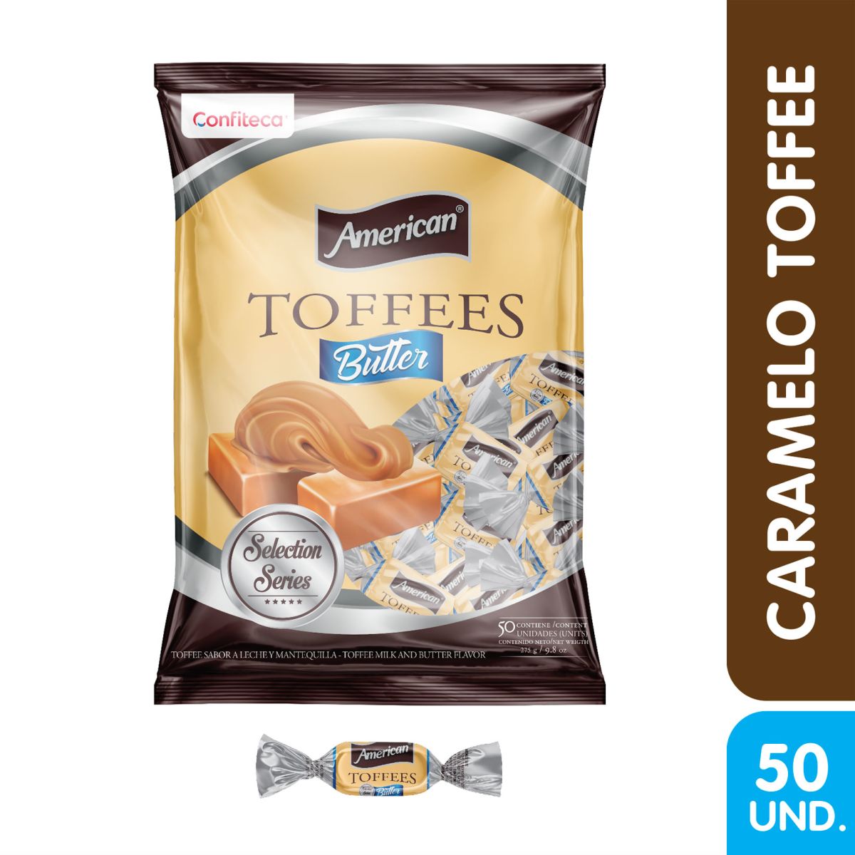 AMERICAN BUTTER TOFFEE 50X35 RV1