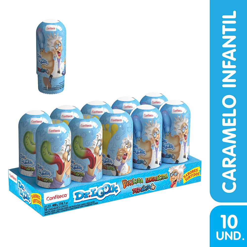 DR LOOK LENGUA PATA DEDO SURTIDO 10 X 6 RV1