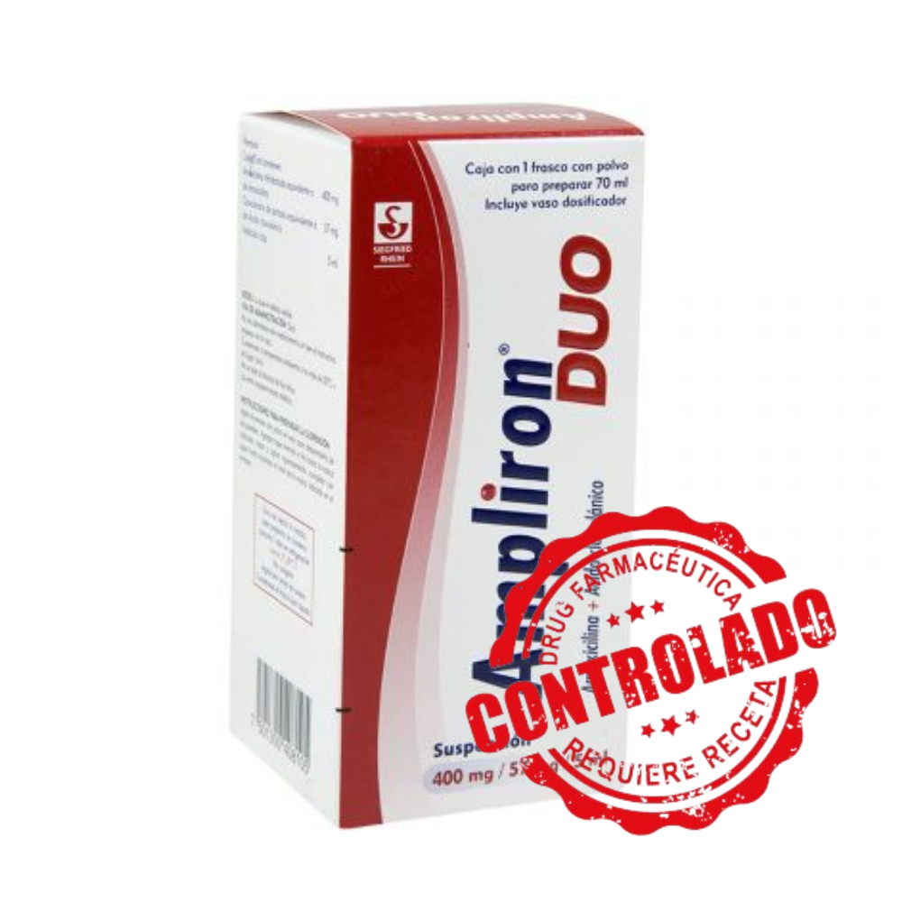 AMPLIRON DUO 400/57 MG SUSP 70 ML. (JM)