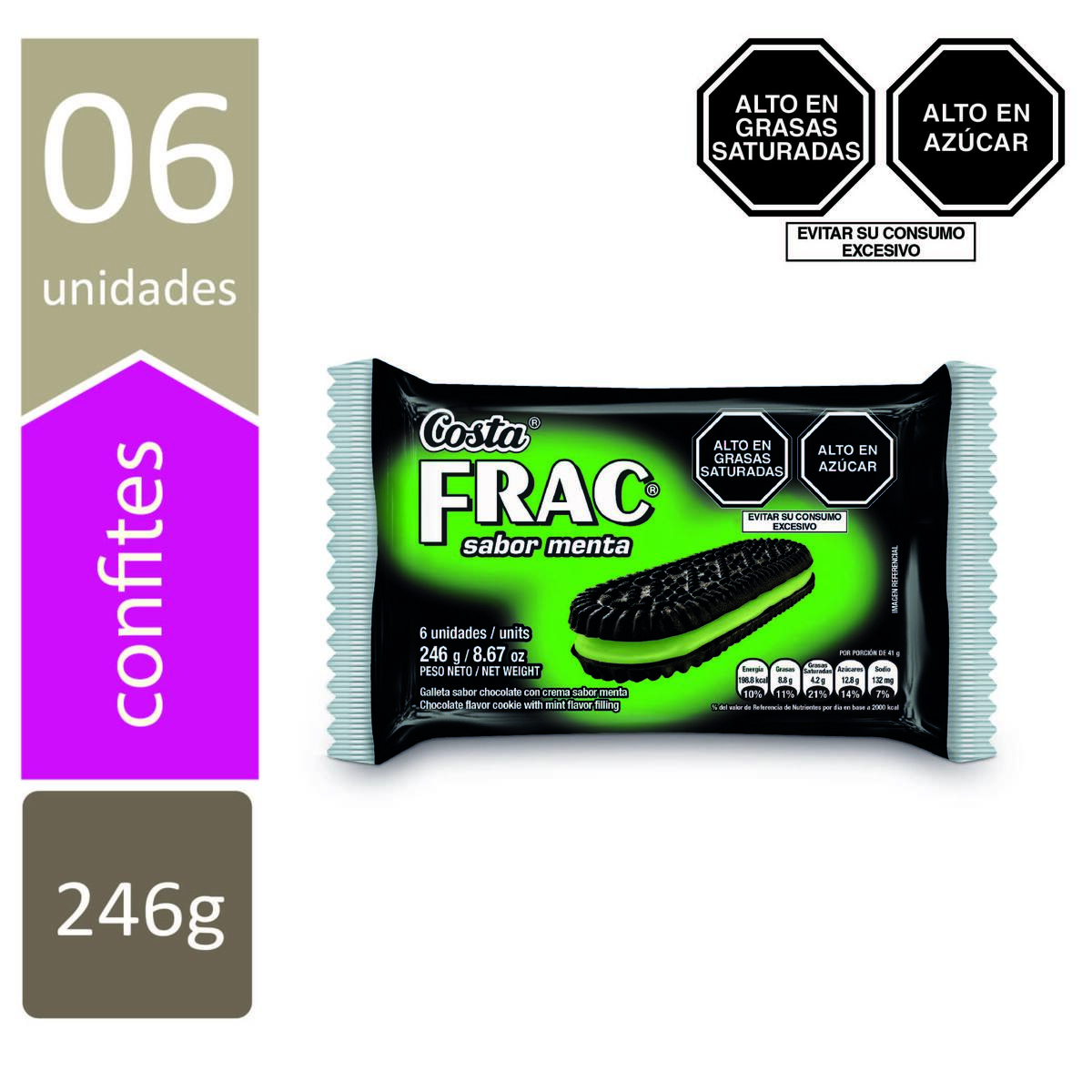 GALLETA FRAC MENTA 6x44 GR