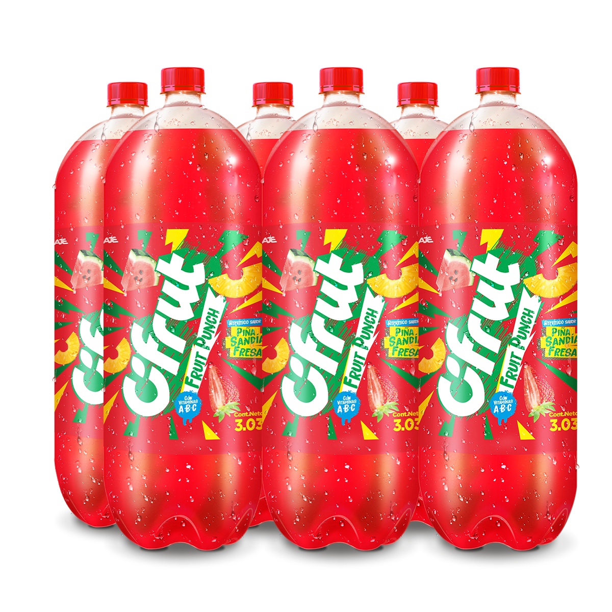 CIFRUT SANDIA, PIÑA Y FRESA 3030 ML