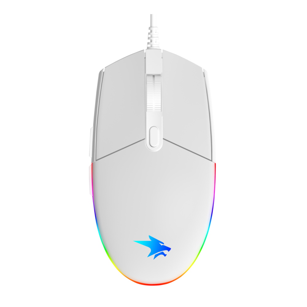 Mouse Vifrozt Viking Dpi 12800, White C/Sofware