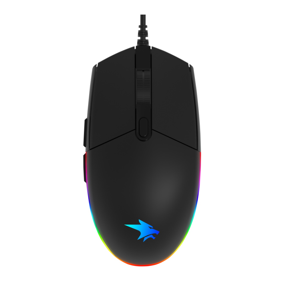 Mouse Vifrozt Viking Dpi 12800, Black C/Sofware