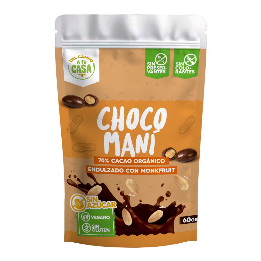 CHOCO MANÍ SIN AZUCAR X 60GR