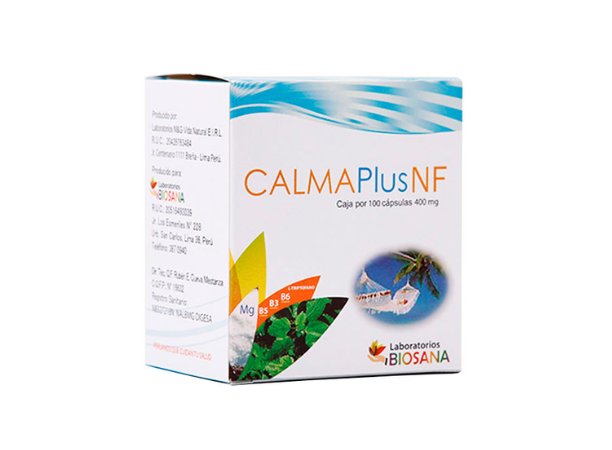 CALMA PLUS 400MG CAPSULA X 100