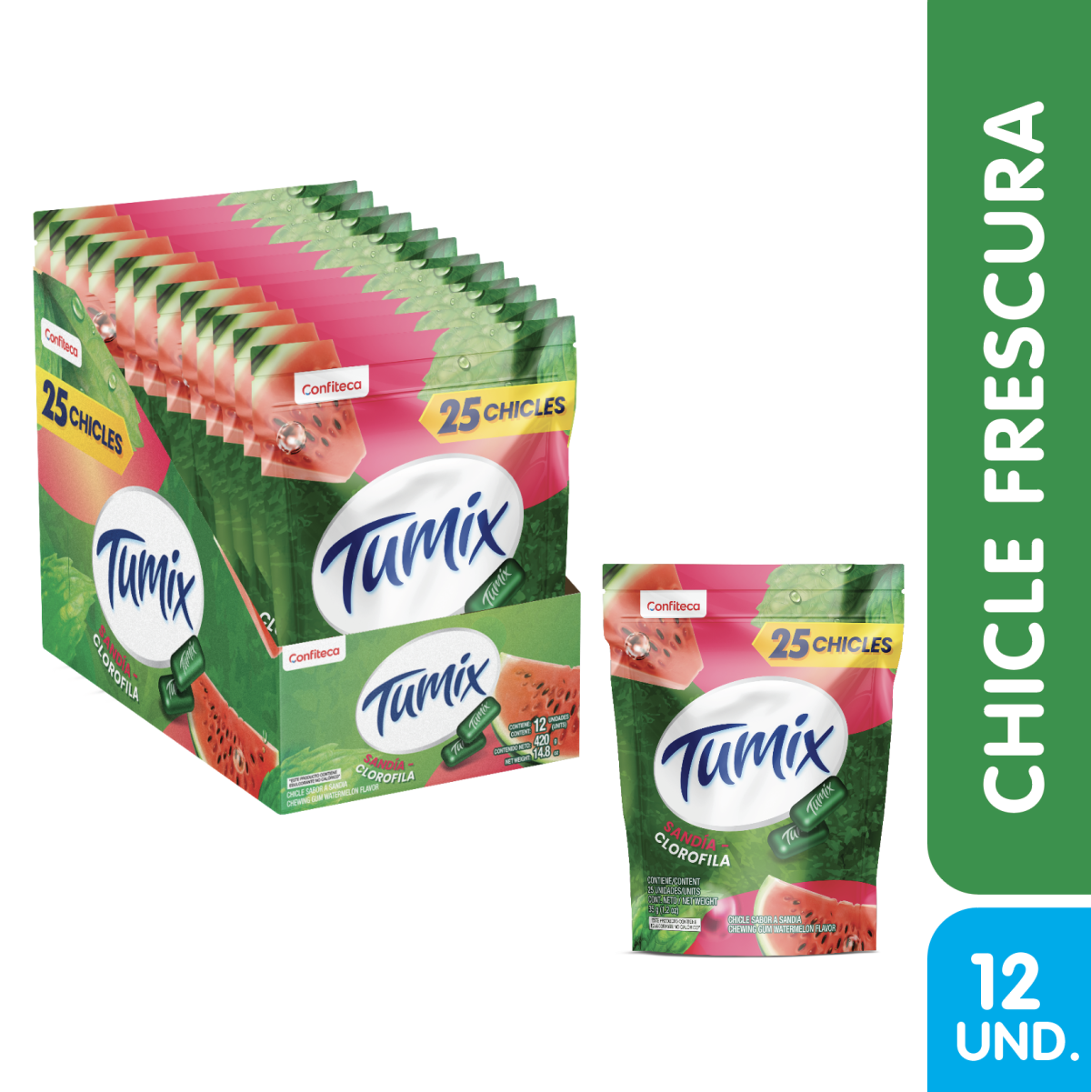 TUMIX VALUE PACK TRAD SANDIA CLOROFILA 35G 12 X 15 RV1