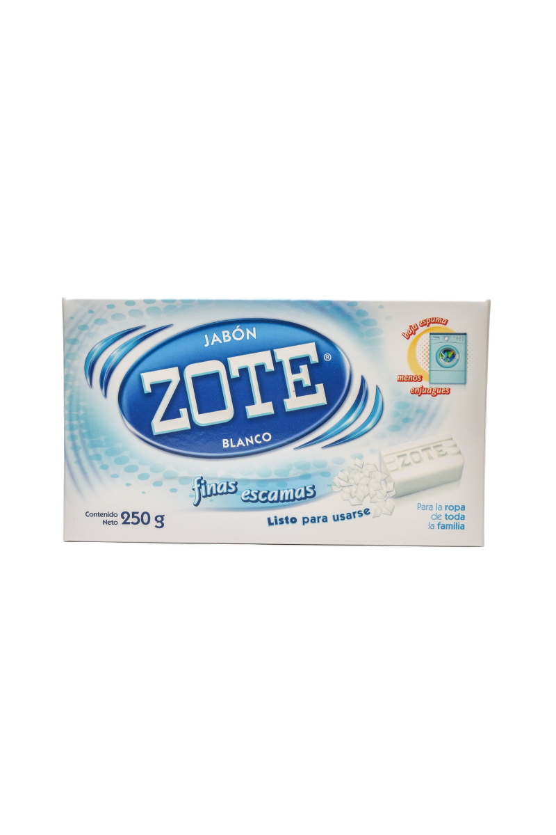 Jabon En Barra Zote Finas Escamas 250 Gr