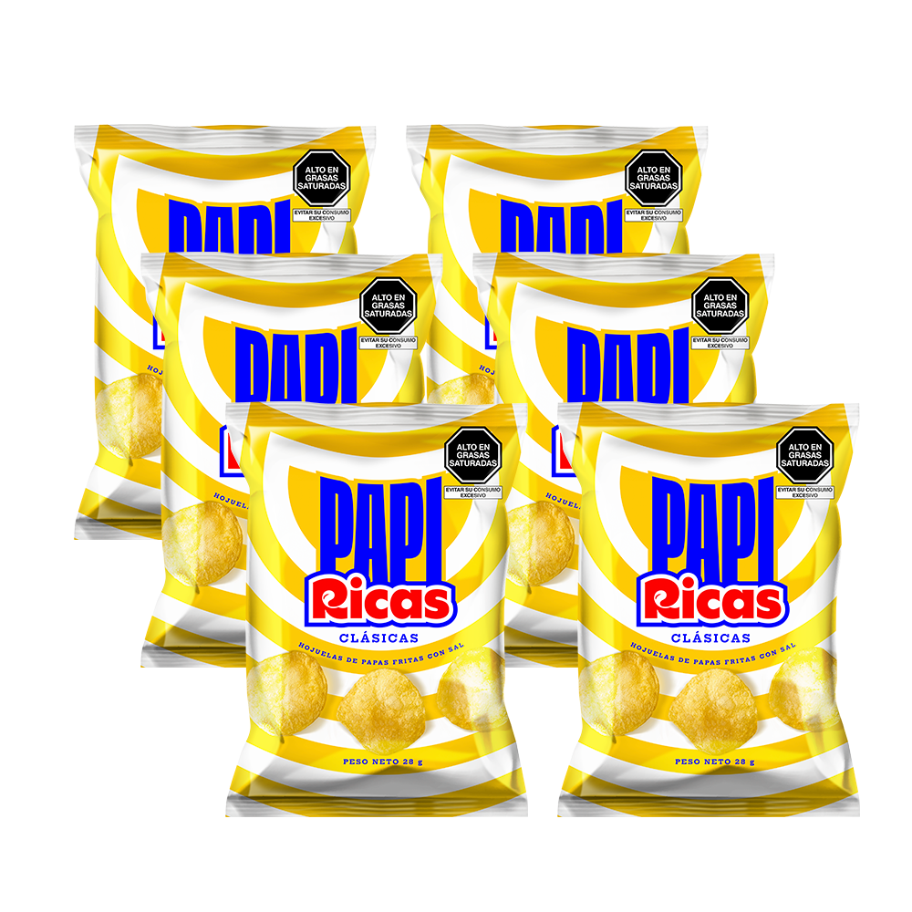 Papi Ricas sabor Clásico de 28 gr