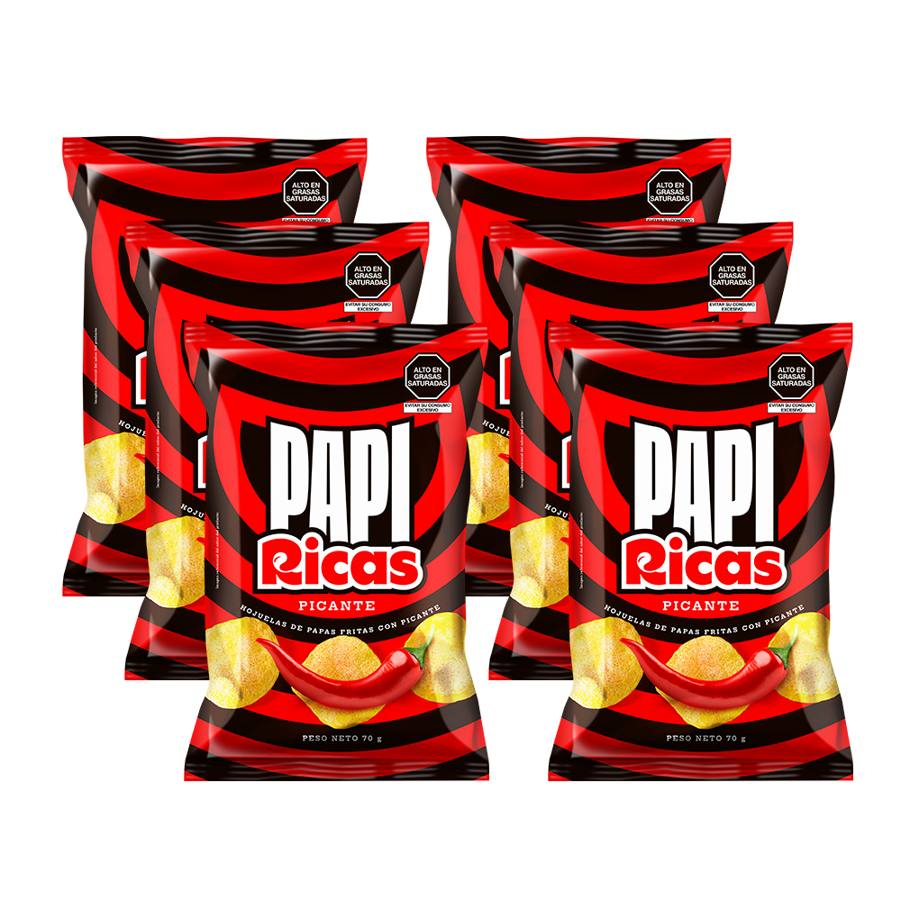 Papiricas sabor Picante de 70 gr