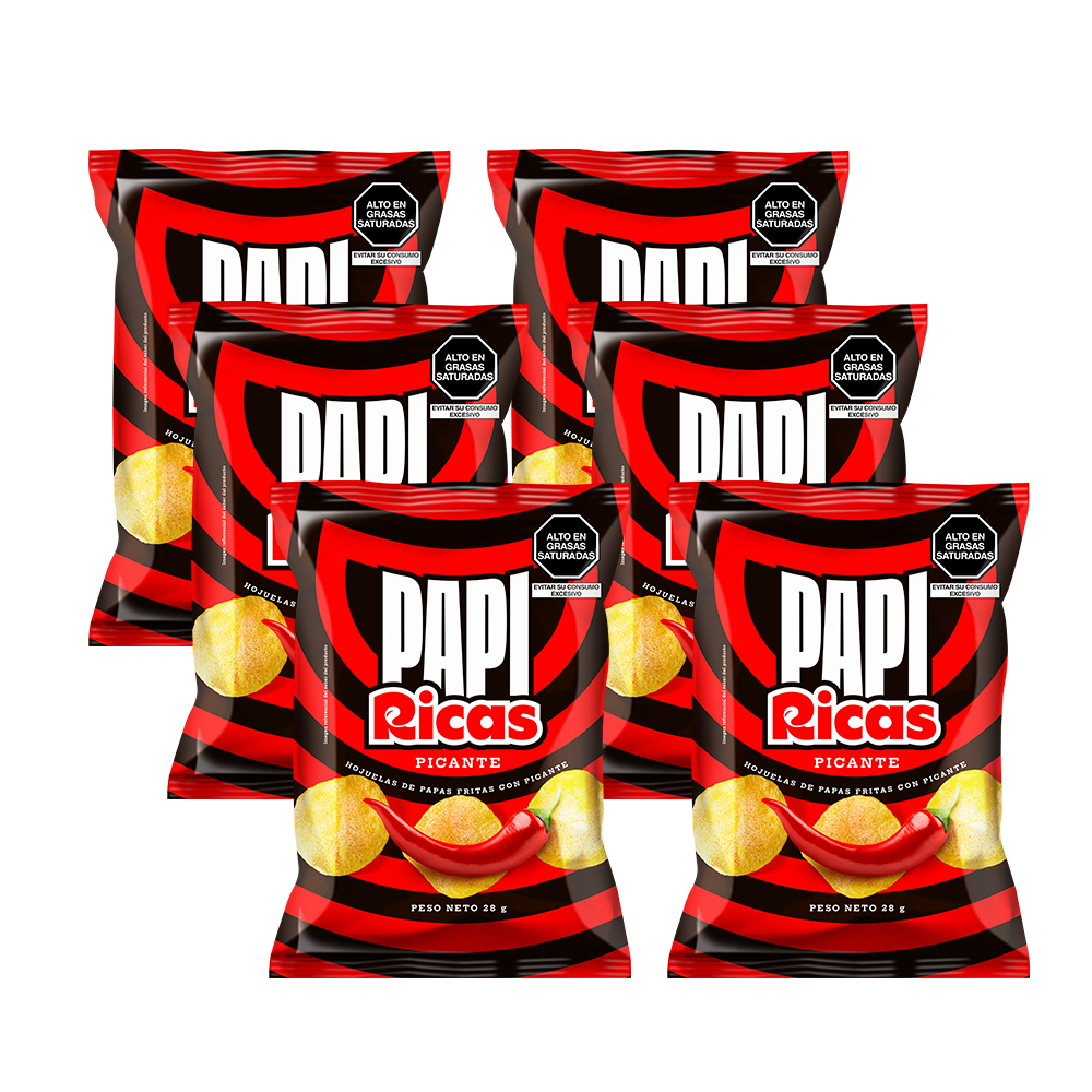 Papiricas sabor Picante de 28 gr