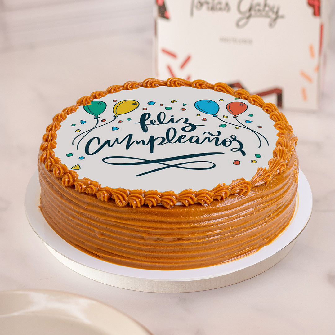 Torta Happy Birthday de Vainilla