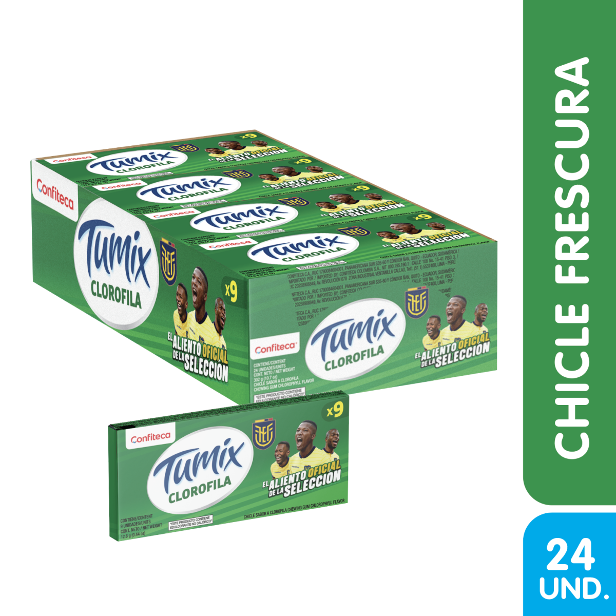 TUMIX PASTILLA CLOROFILA 9X24X37 RV1