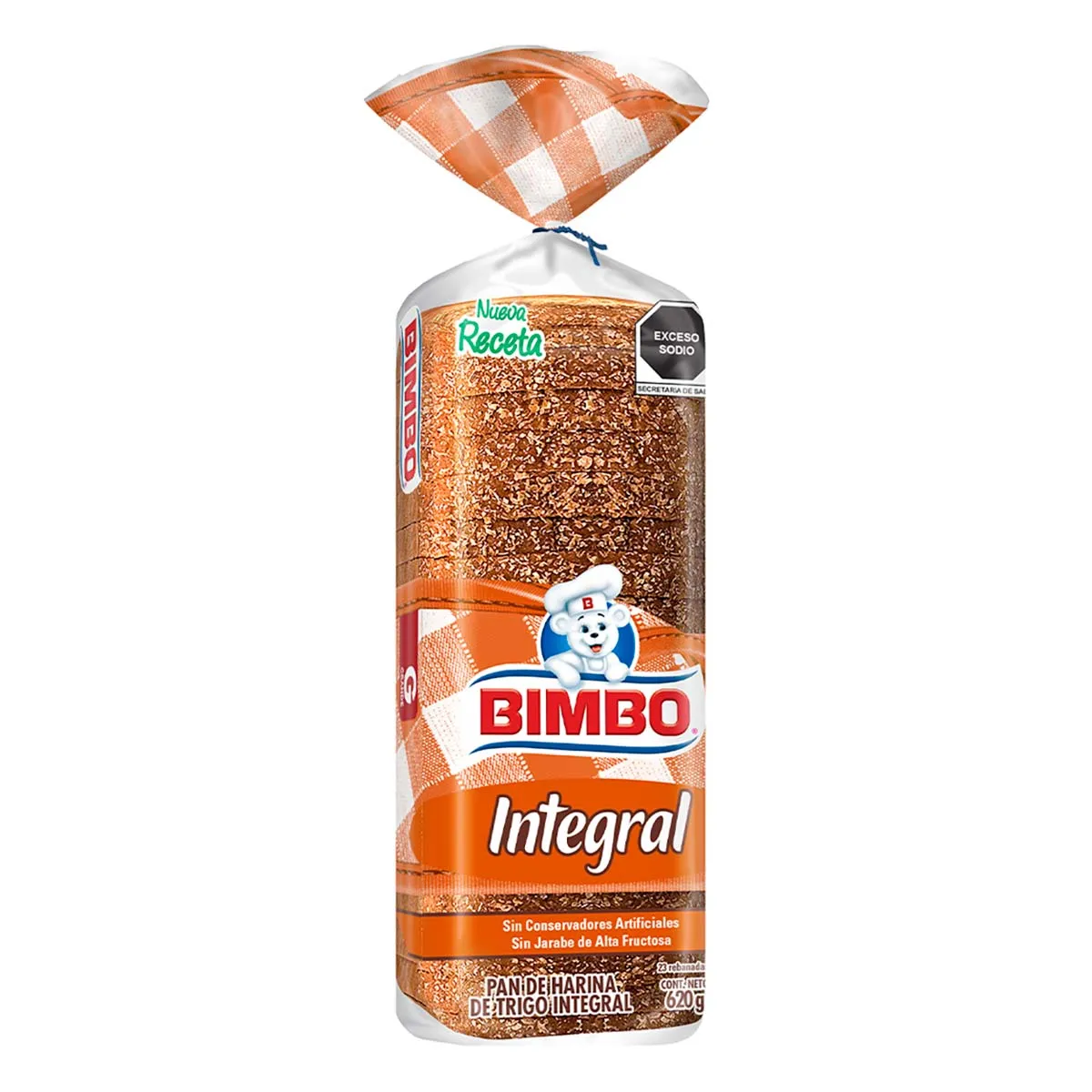PAN INTEGRAL BIMBO 620 GR.