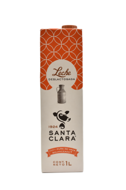 Leche Santa Clara Deslactosada 1 Lt Uht