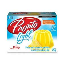 GELATINA PRONTO LIGHT PINA 25 GR