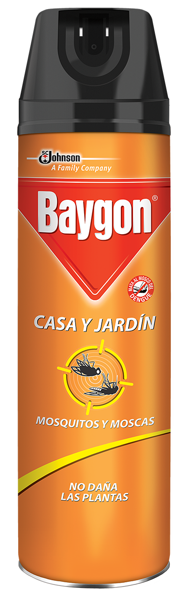 Insecticida Baygon Aerosol Casa Y Jardin 400 Ml